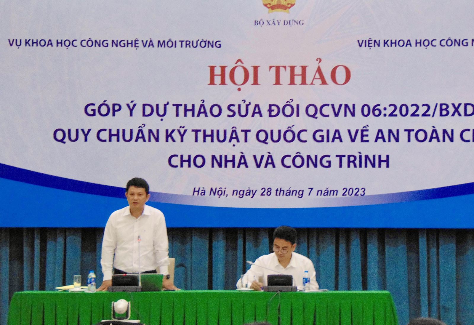 Hội thảo góp ý dự thảo sửa đổi QCVN 06:2022/BXD Quy chuẩn kỹ thuật quốc gia An toàn cháy cho nhà ...